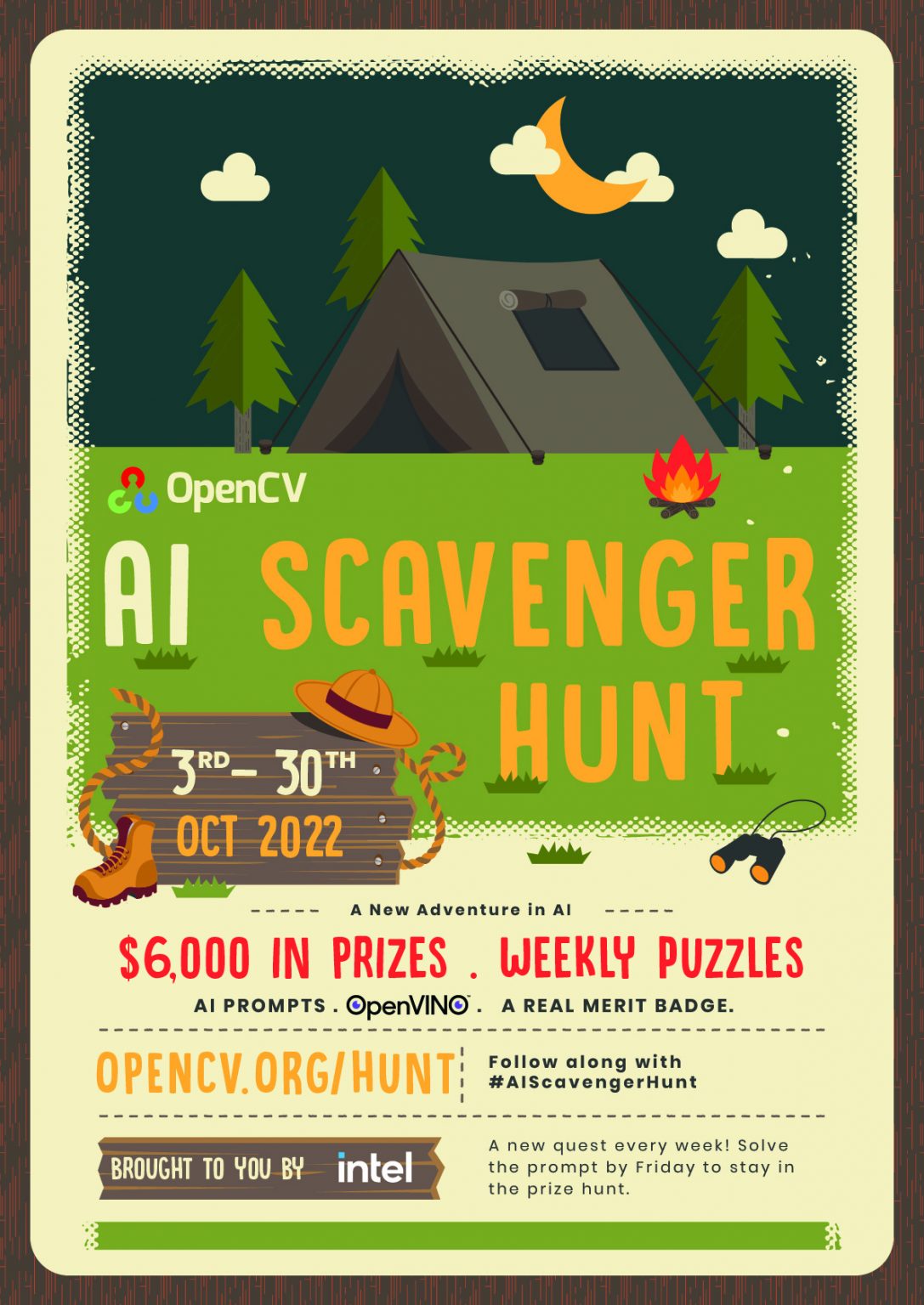 加入由英特尔赞助的 OpenCV AI 寻宝游戏 - OpenCV - OpenCV 计算机视觉库
